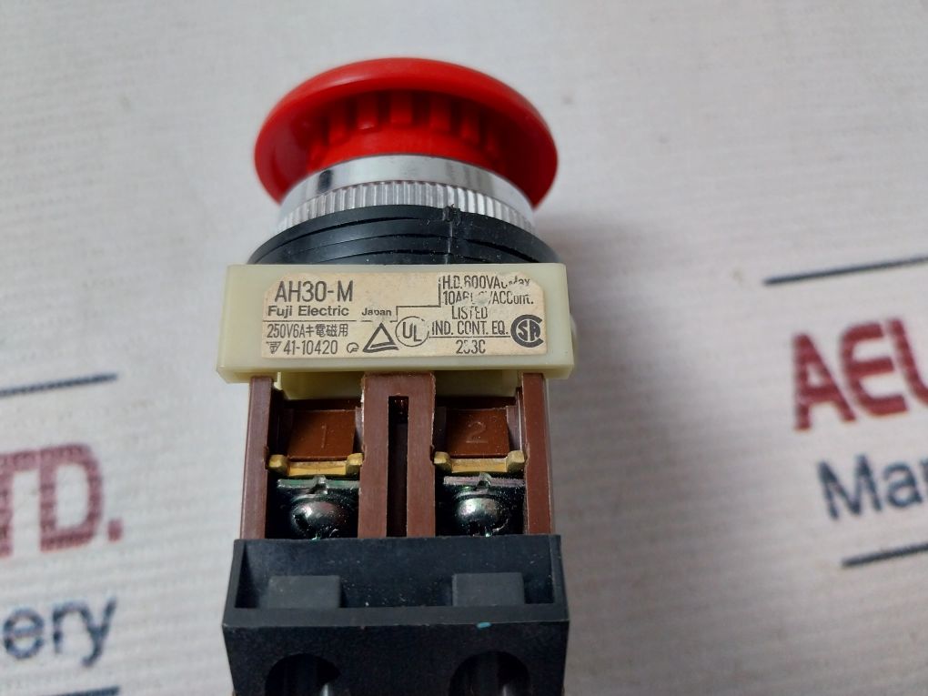 Fuji Electric Ah30-m Red Push Button Switch – Aeliya Marine Tech®