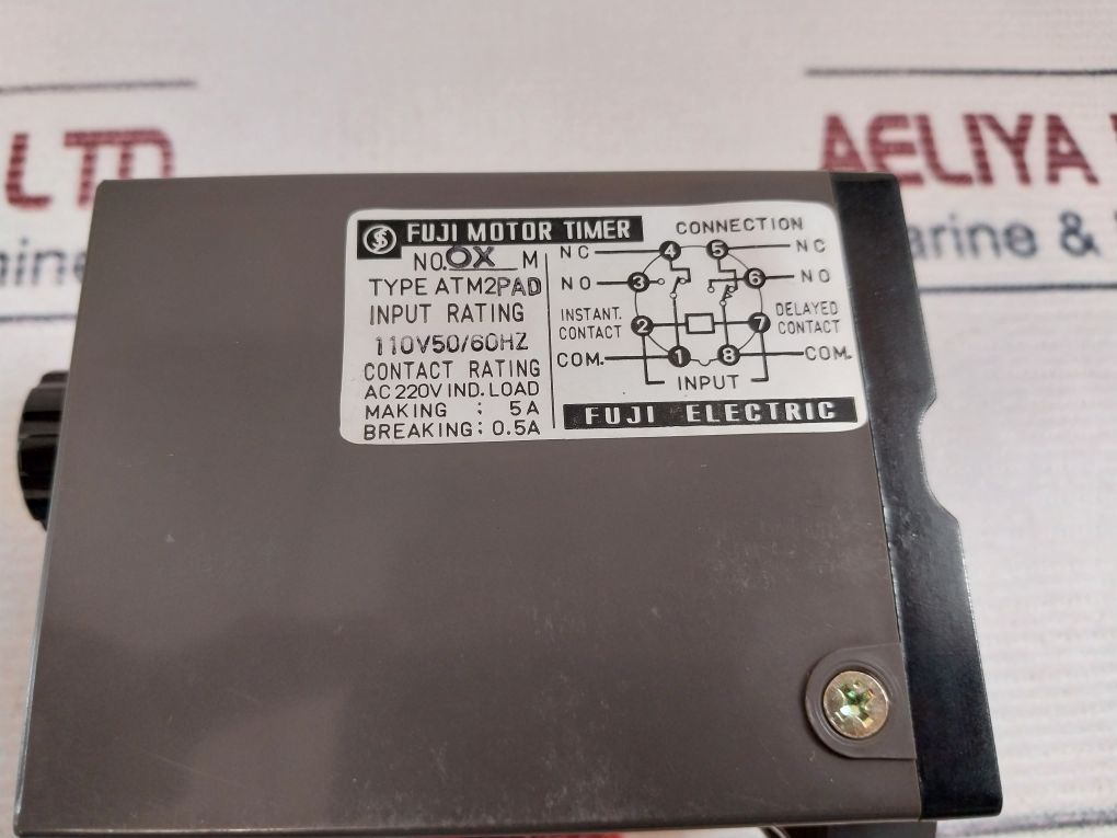 Fuji Electric Atm2Pad Motor Timer – Aeliya Marine Tech