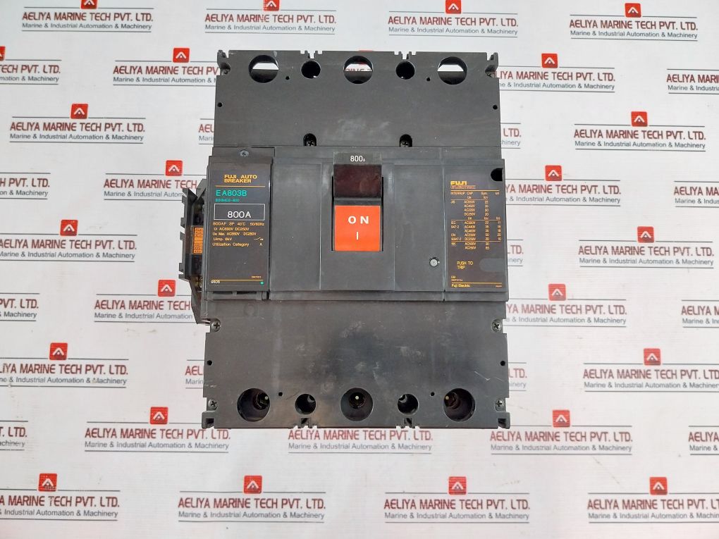 Fuji Electric Ea803B Molded Case Circuit Breaker 800A Ac690V Dc250V ...
