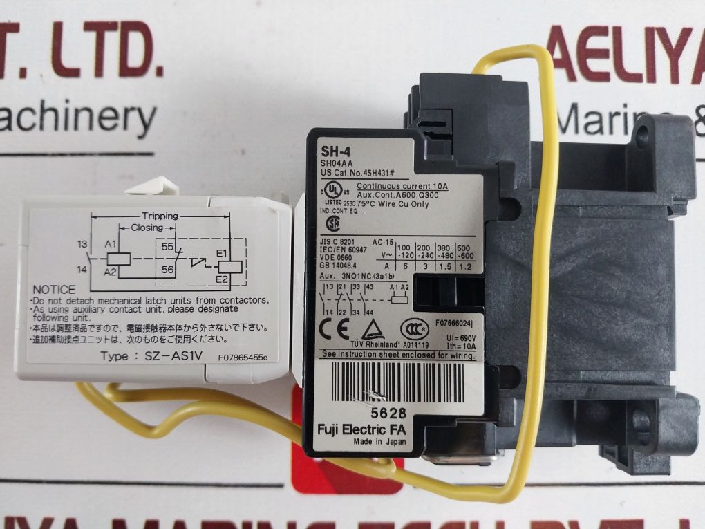 Fuji Electric Sh-4/V & Sh04Aa Latch Unit – Aeliya Marine Tech
