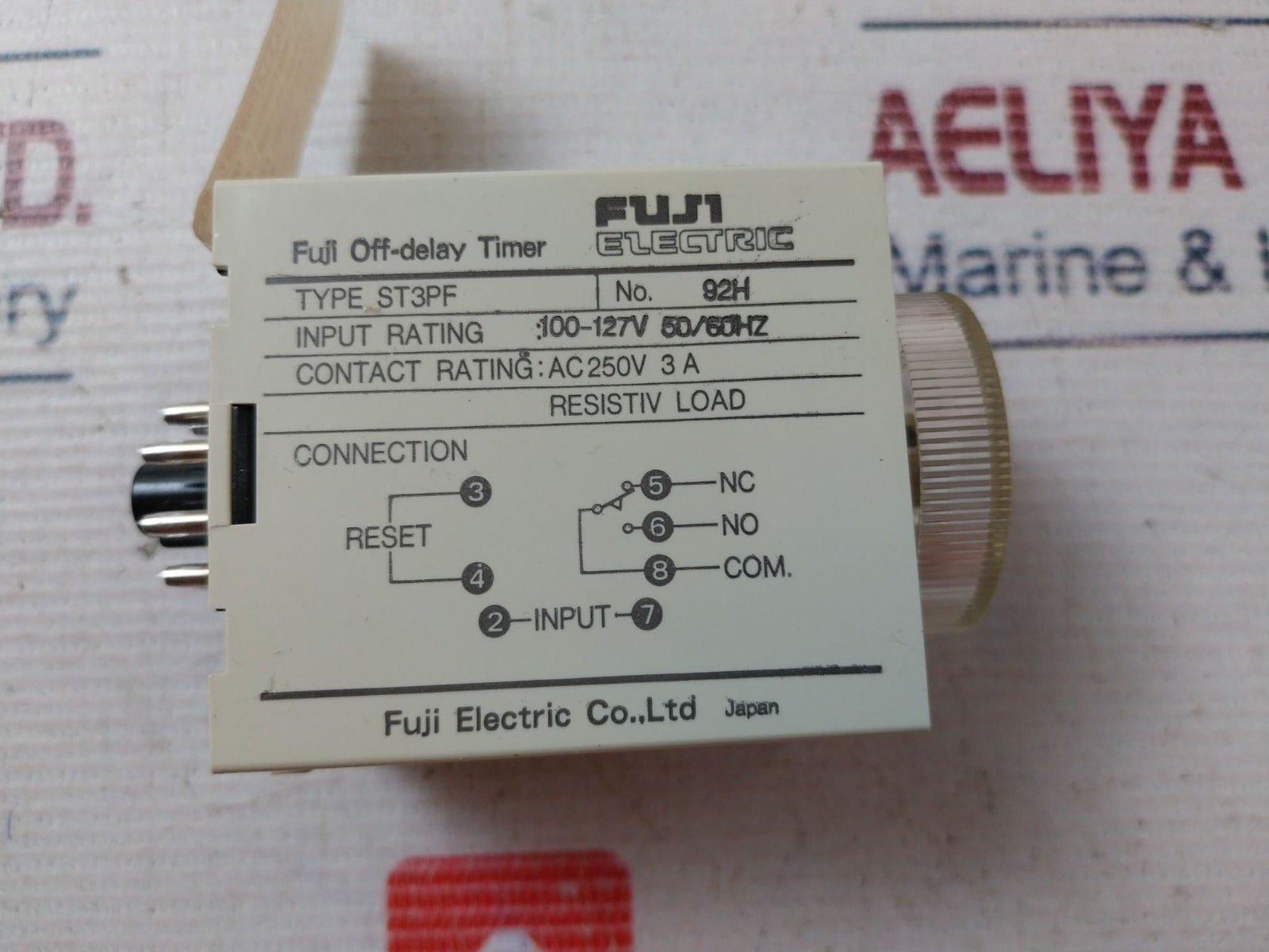 Fuji Electric St3Pf Off-delay Timer 50/60Hz – Aeliya Marine Tech