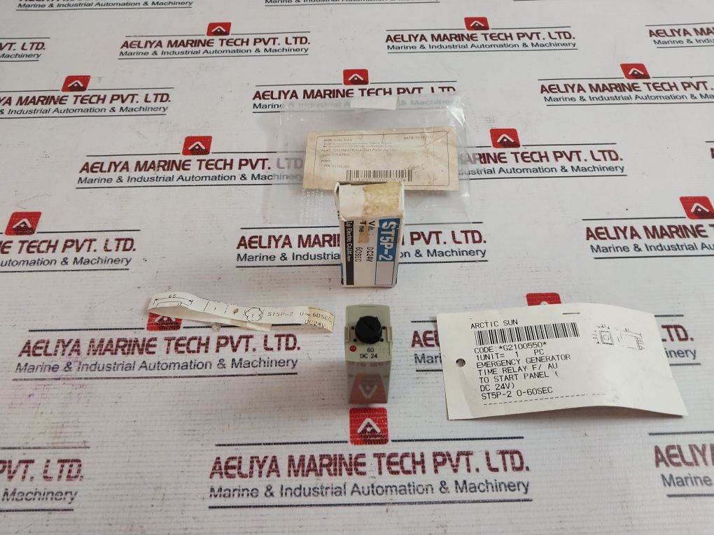 Fuji Electric St5P-2 Emergency Generator Time Relay F/Auto Start Panel ...