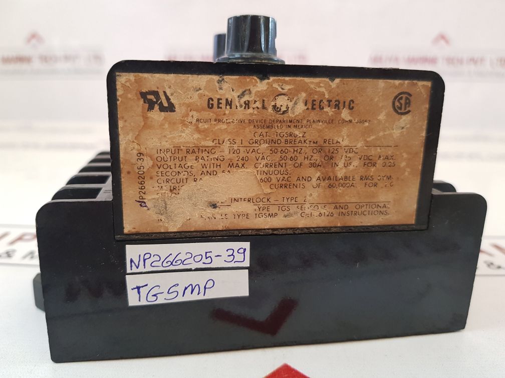 Ge Solid State Ground Break Relay Np266205-39 – Aeliya Marine Tech®