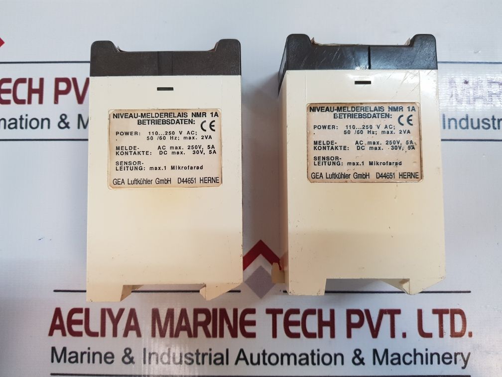 Set of 2x Gea nmr 1a level signal relay – Aeliya Marine Tech