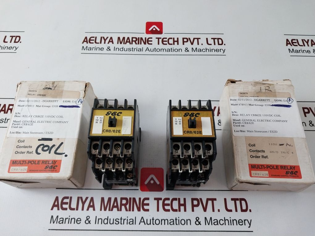 Gec Cr8/62E Control Relay – Aeliya Marine Tech