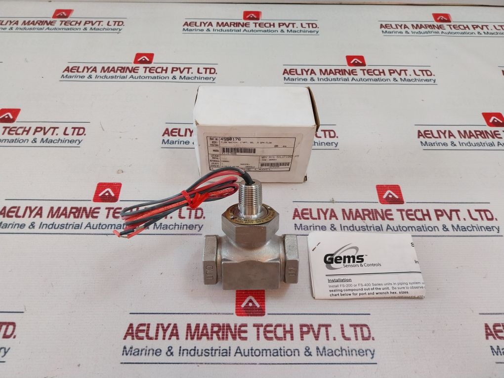Gems Sensors Fs200 Shuttle-type Flow Switches – Aeliya Marine Tech