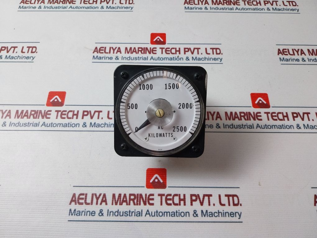 General Electric Db40 Dc Ammeter 0-2500 Ac Kilowatts – Aeliya Marine Tech®