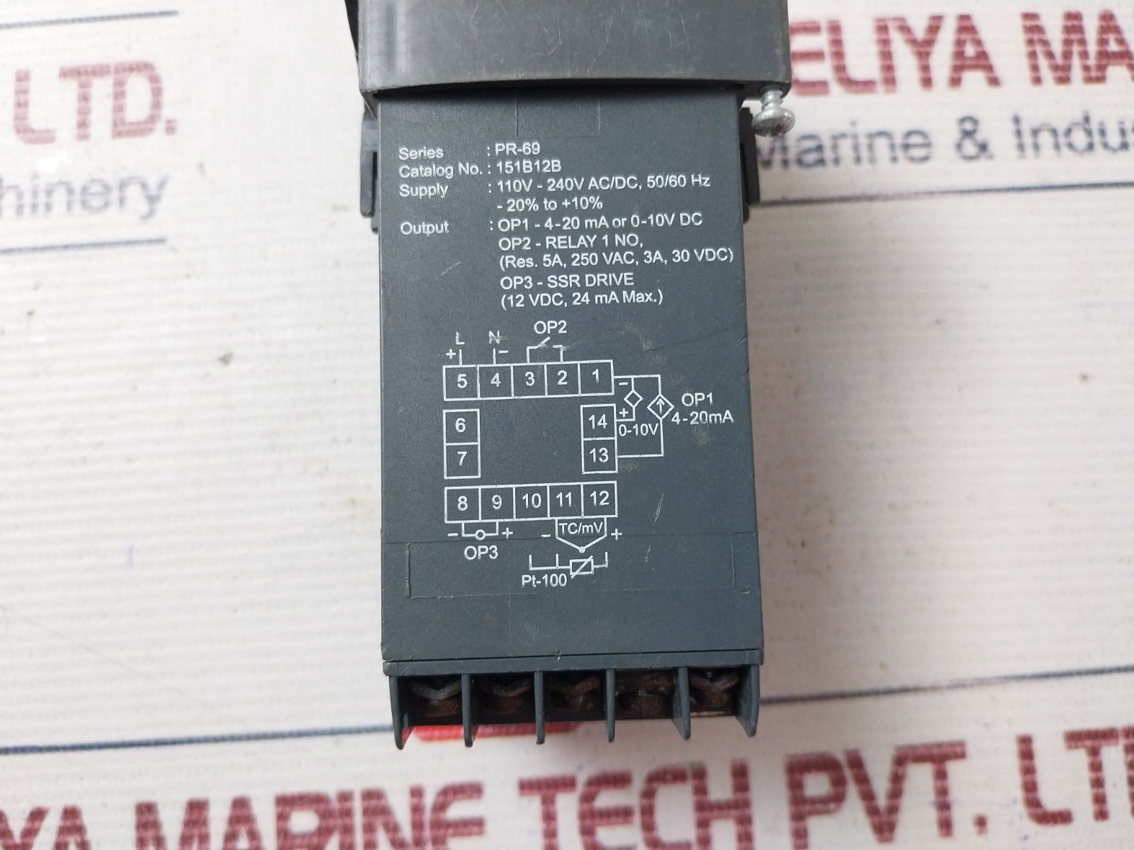 Gic 151B12B Single Acting Pid Temperature Controller 110-240 Vac/Dc ...