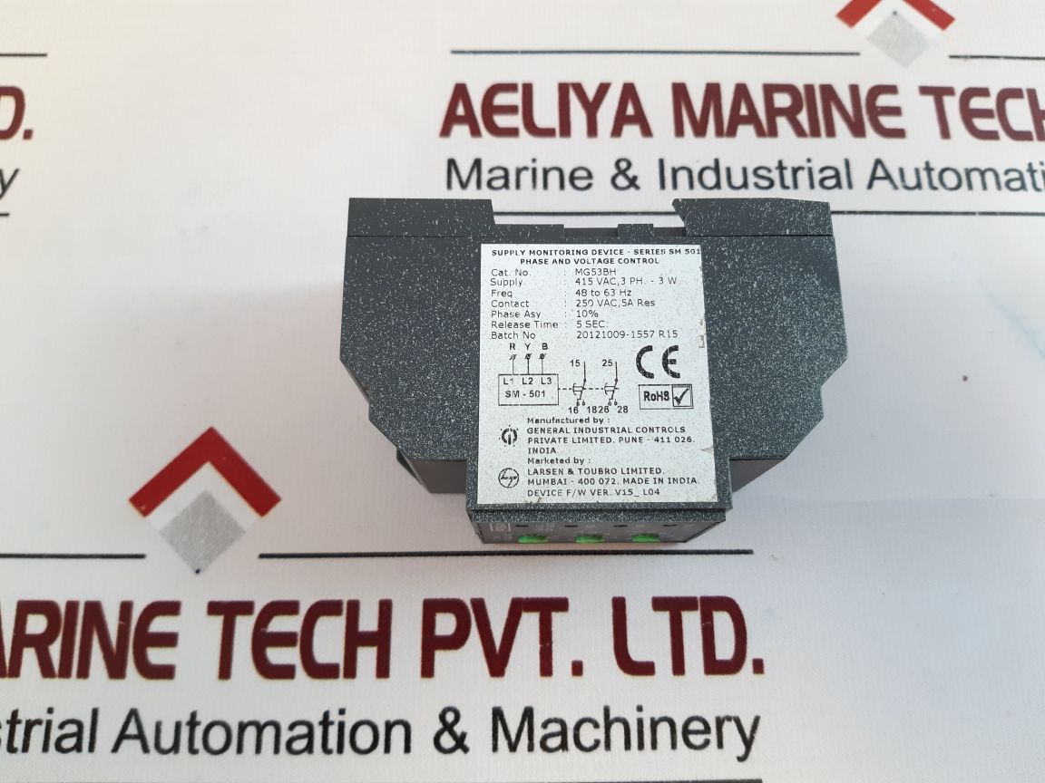 Gic Mg53Bh Voltage Monitoring Relay – Aeliya Marine Tech