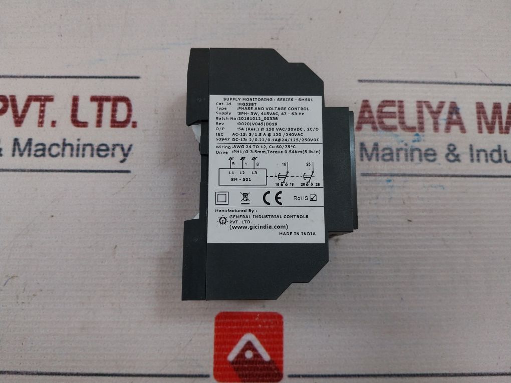 Gic Mg53Bt Voltage Monitoring Relay – Aeliya Marine Tech