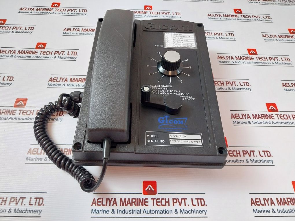 Gicom G-spt-12-c0 Safe Sound Power Telephone – Aeliya Marine Tech
