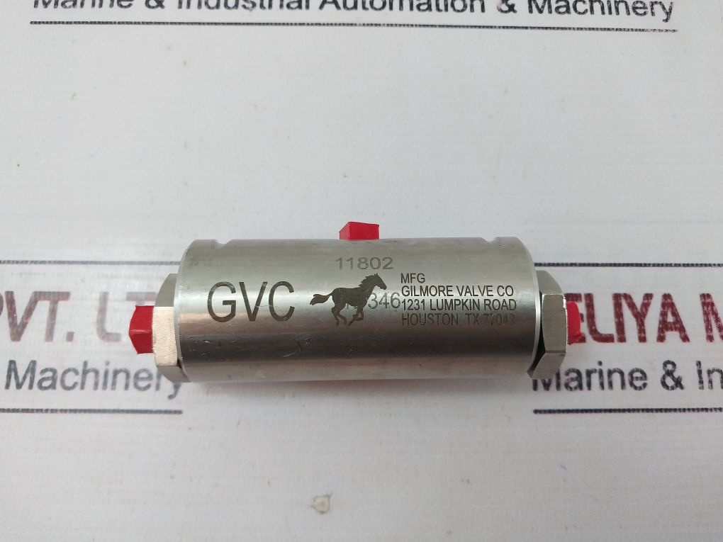 Gilmore Valve 22519 Shuttle Valve Rev 01 – Aeliya Marine Tech