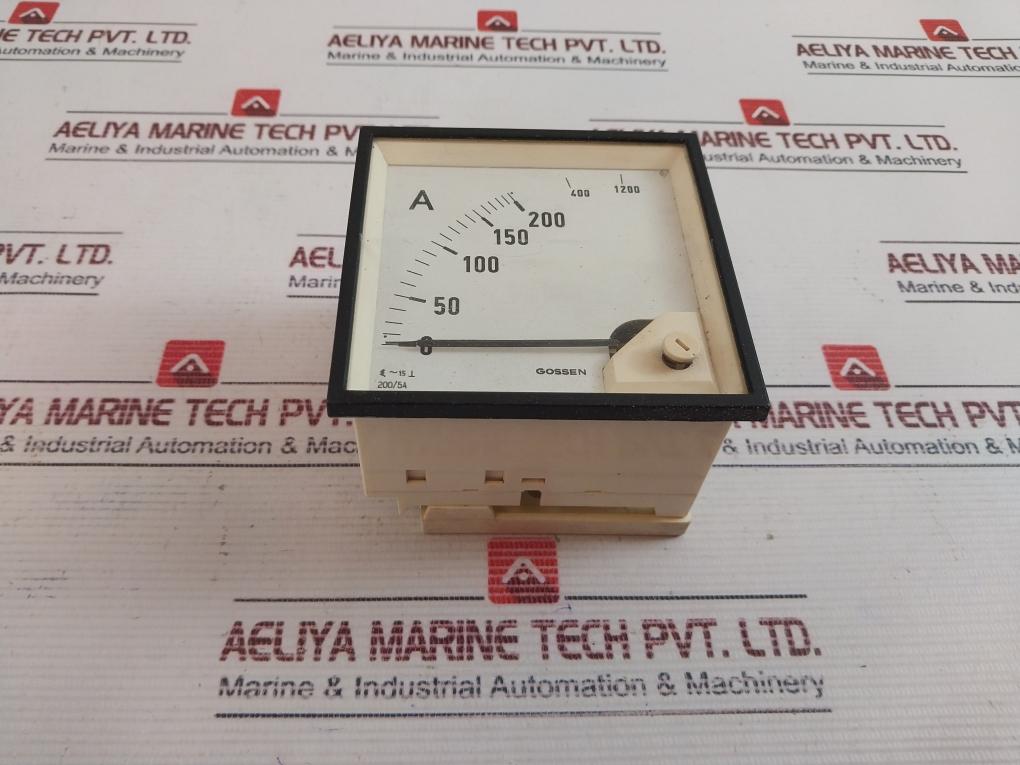 Gossen 200/5A Analog Ammeter 0-200/1200 A – Aeliya Marine Tech
