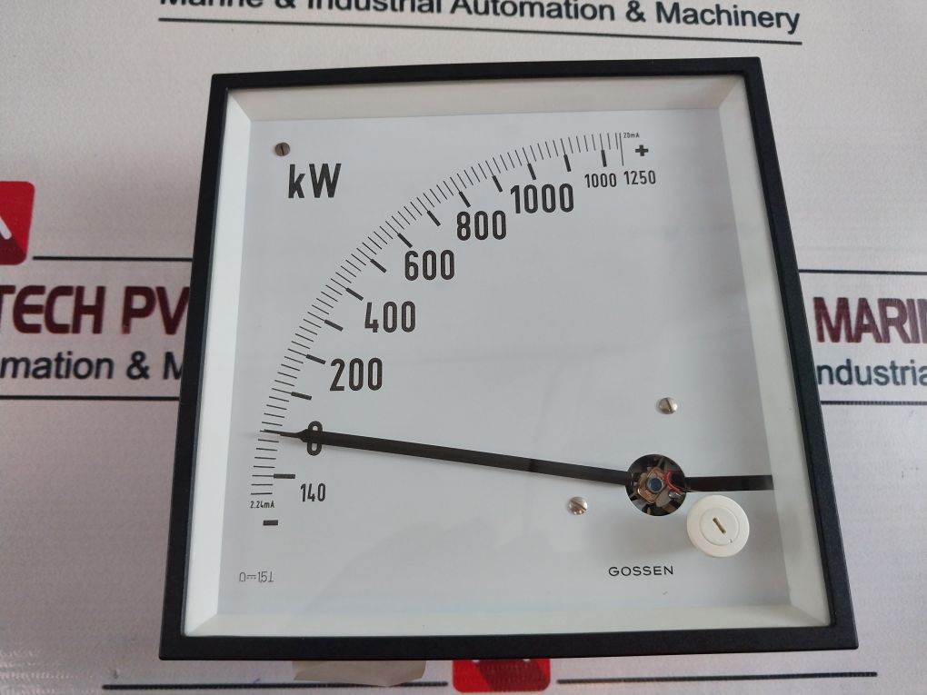 Gossen Pqs 144 Analog Kilowatt Panel Meter 140, 0-1250Kw – Aeliya ...