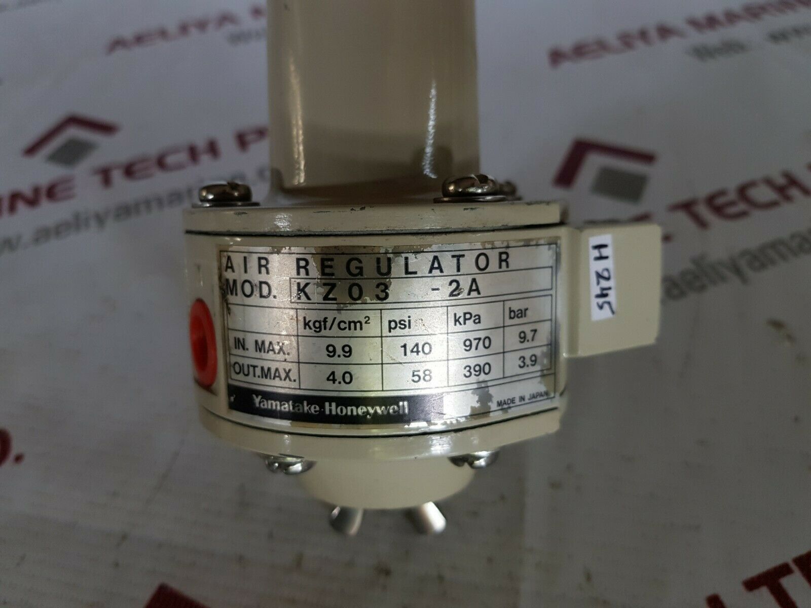 Yamatake-honeywell kz03-2a air regulator – Aeliya Marine Tech