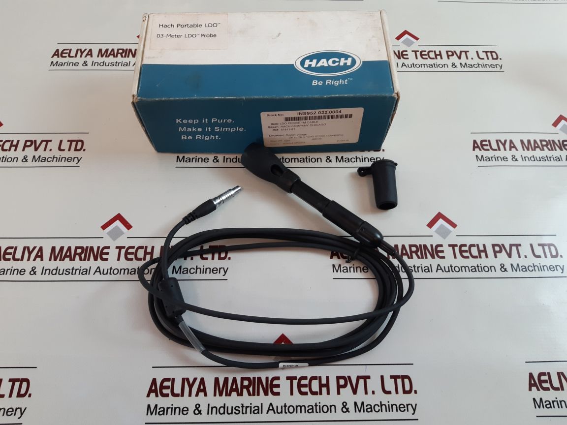 Hach 51811-03 portable ldo probe 1m cable – Aeliya Marine Tech