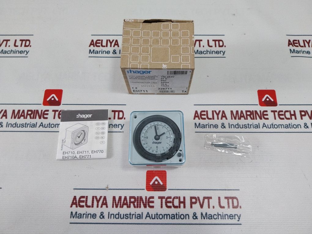 Hager Eh711 Time Switch 24H – Aeliya Marine Tech®