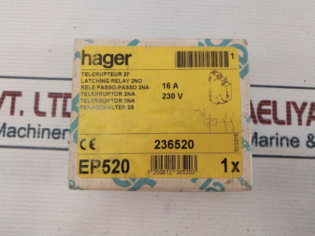 Hager Ep 520 Latching Relay – Aeliya Marine Tech