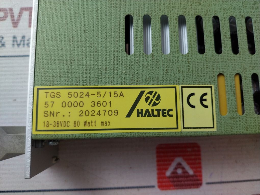 Haltec Tgs 5024-5/15A Power Supply 18-36Vdc – Aeliya Marine Tech