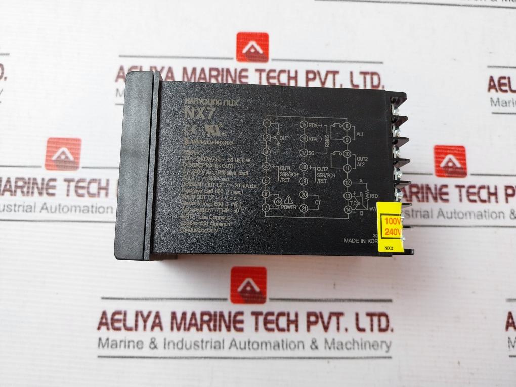 Hanyoung Nux Nx7-01 Digital Multi I/O Temperature Controller 50-60Hz – Aeliya Marine Tech