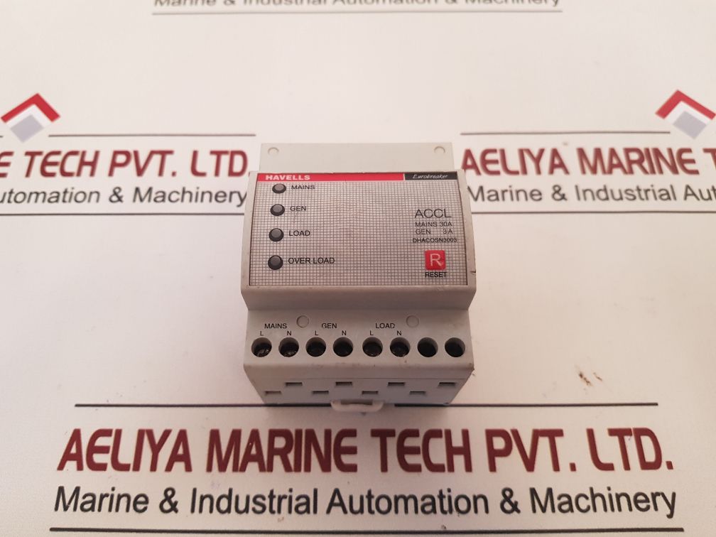 Havells Accl Electric Transfer Switch 240V – Aeliya Marine Tech