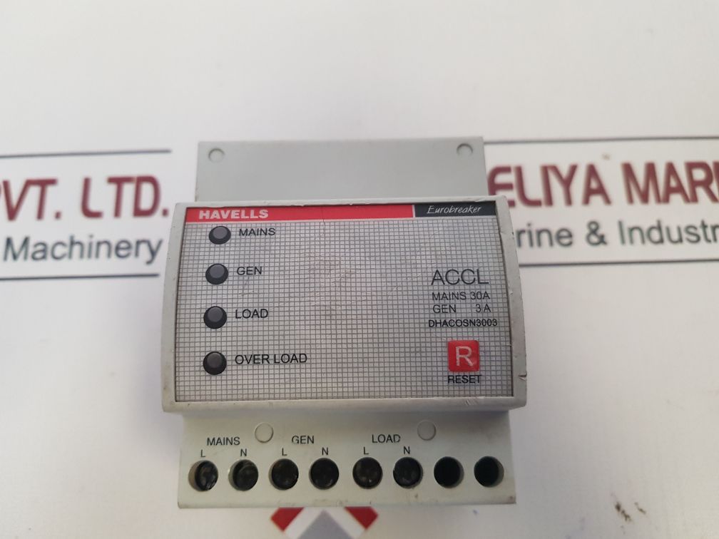 Havells Accl Electric Transfer Switch 240V – Aeliya Marine Tech
