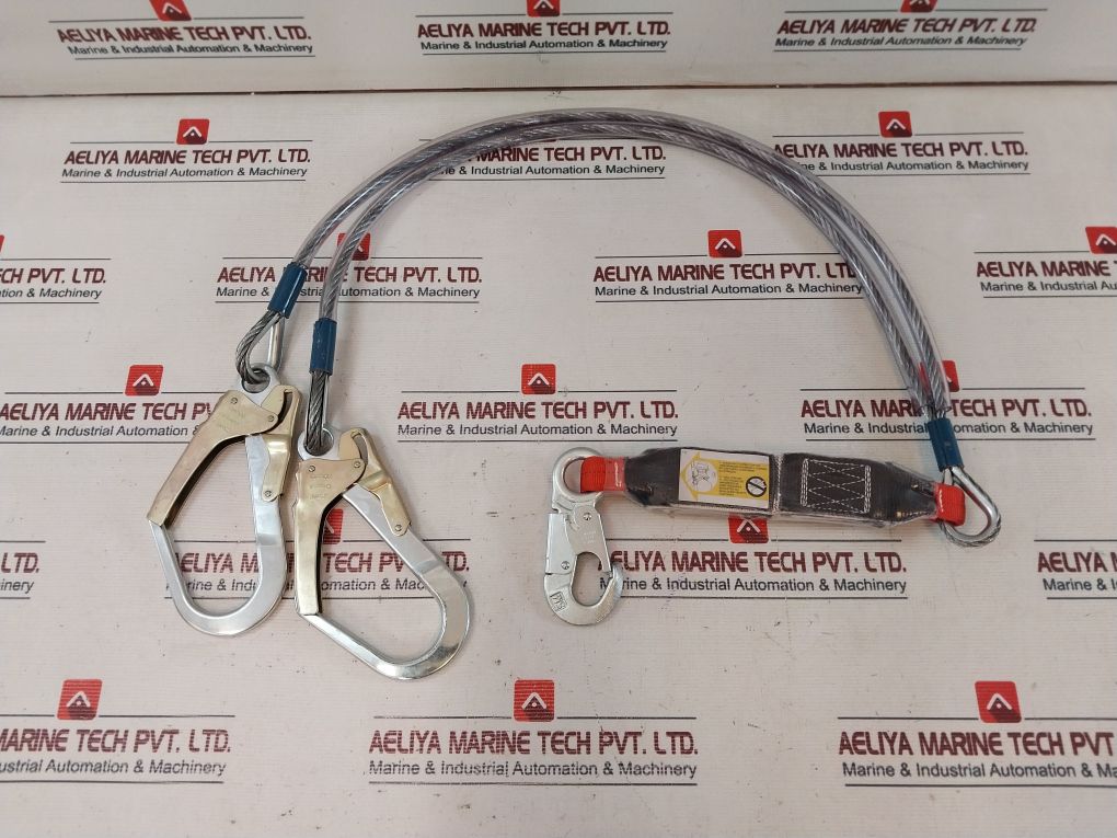 Hercules Nbr15837 Double Steel Cable Lanyard With Connectors – Aeliya ...