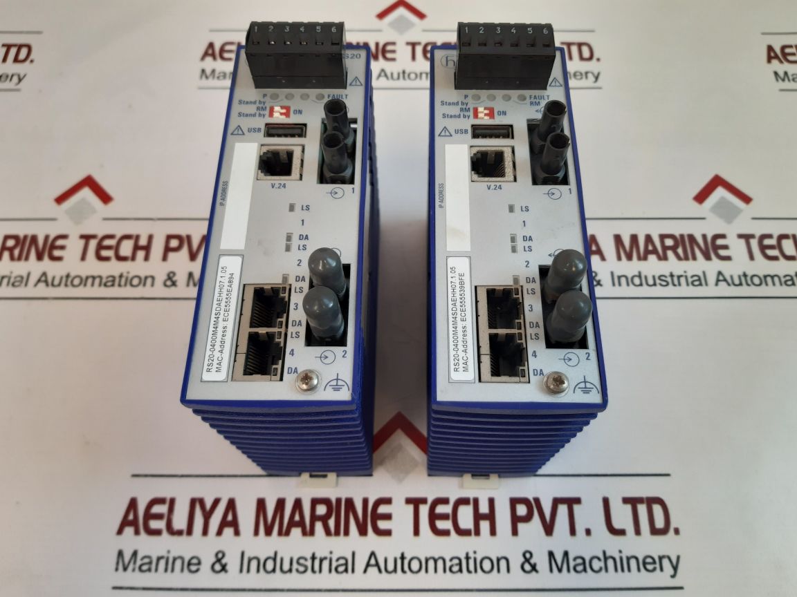 Hirschmann Rs20 Rail Switch Rs20-0400M4M4Sdaehh07.1.05 – Aeliya Marine Tech