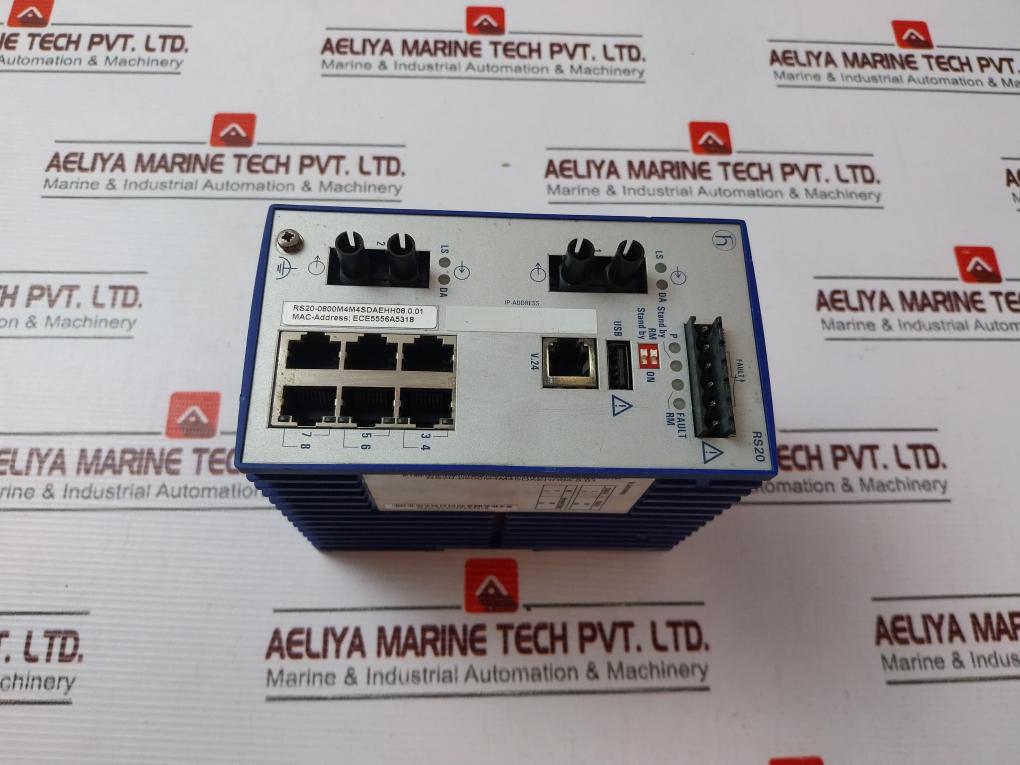 Hirschmann Rs20 Rail Switch Rs20-0800M4M4Sdaehh08.0.01 – Aeliya Marine Tech