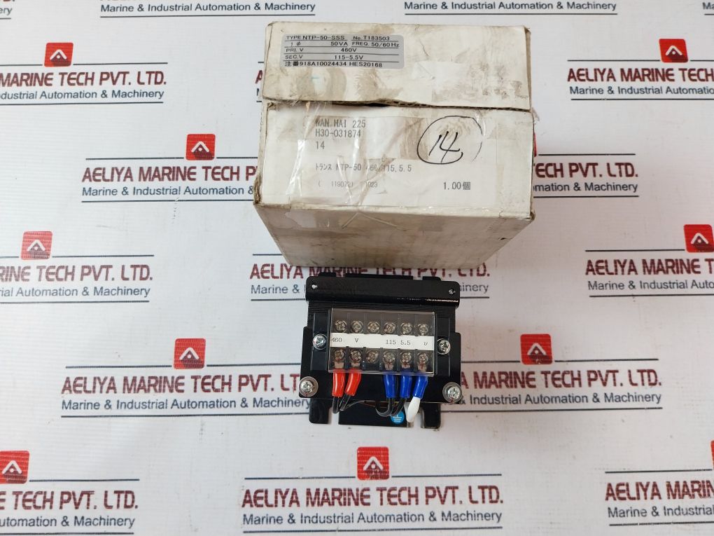 Hisano Electric Ntp-50-sss Transformer 460V 50/60Hz – Aeliya Marine Tech