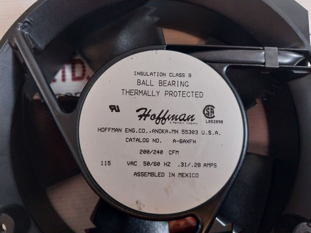 Hoffman A-6Axfn Cooling Fan 115Vac 50/60Hz – Aeliya Marine Tech®