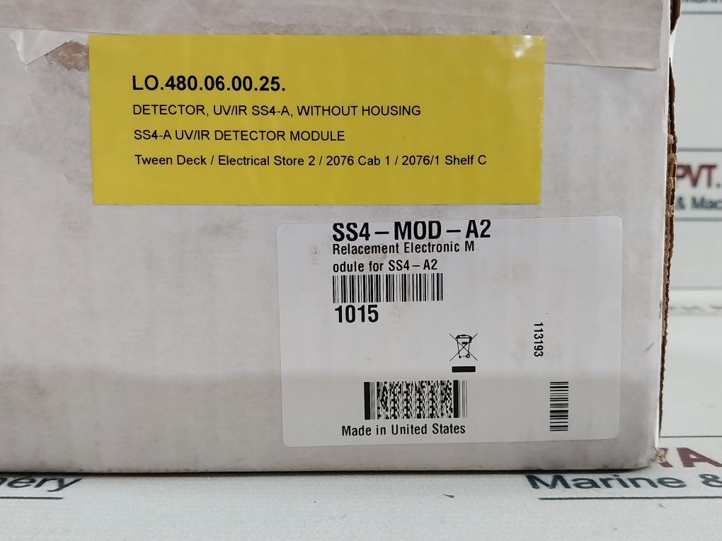 Honeywell 3603-0001 Flame Detector Electro-optical Digital Fire Uv/Ir ...