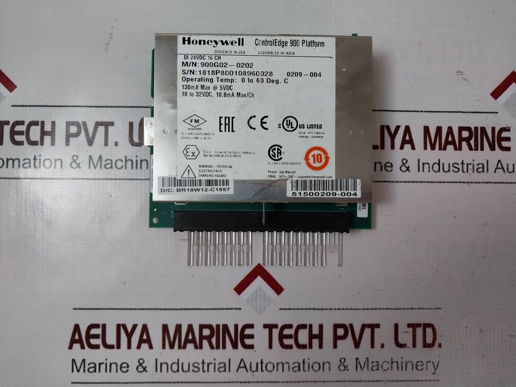 Honeywell 900G02-0202 Digital Input Module 16-channel Controledge 900 ...
