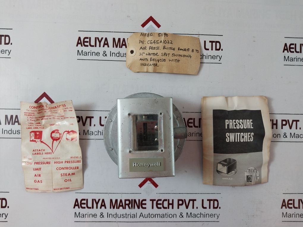 Honeywell C645A 1022 Pressure Switch – Aeliya Marine Tech