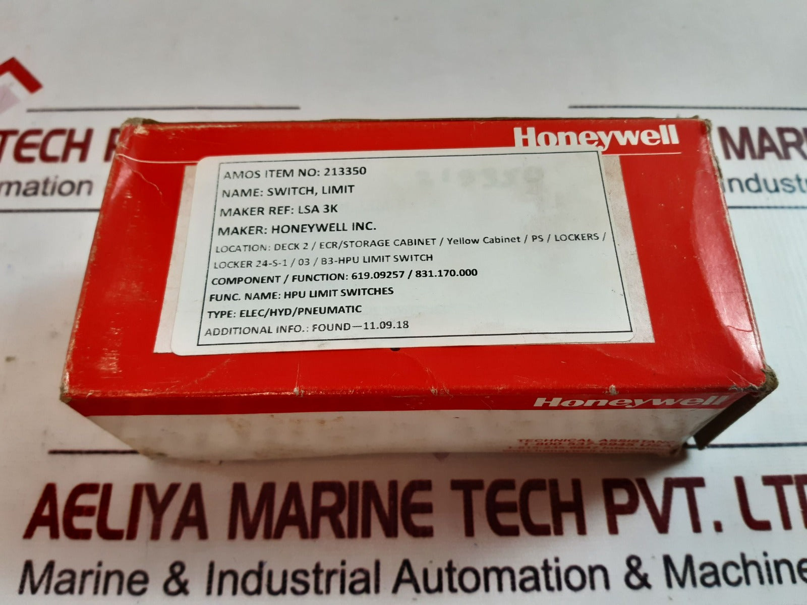 Honeywell Lsa3K Heavy Duty Limit Switch 10 Amps 600 Vac – Aeliya Marine ...