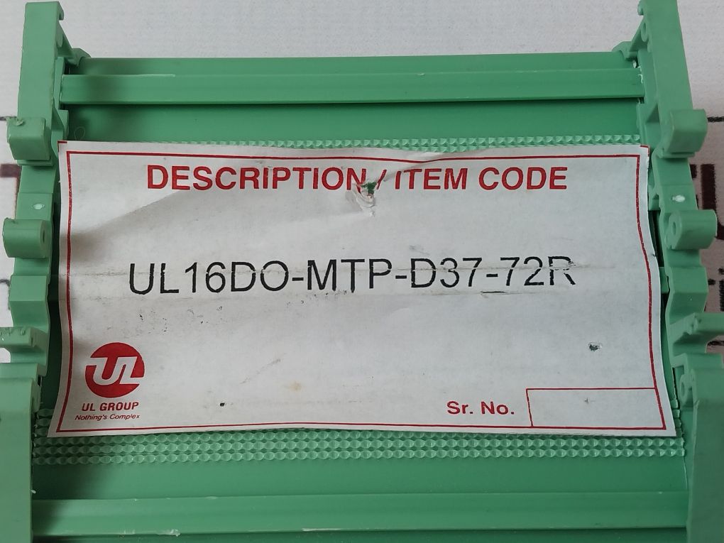 Honeywell Ul16Do-iota-d37-72-xor Digital Input/Output Relay Ul16Do-mtp ...