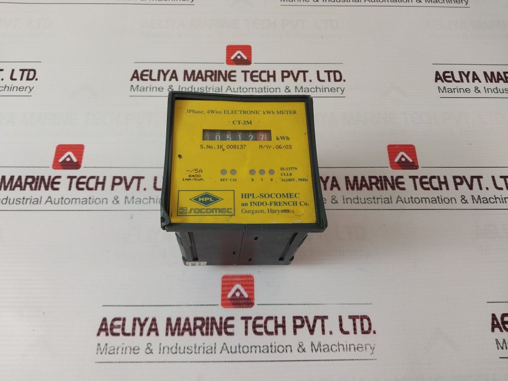 Hpl-socomec Ct-2M Electronic Kwh Meter – Aeliya Marine Tech