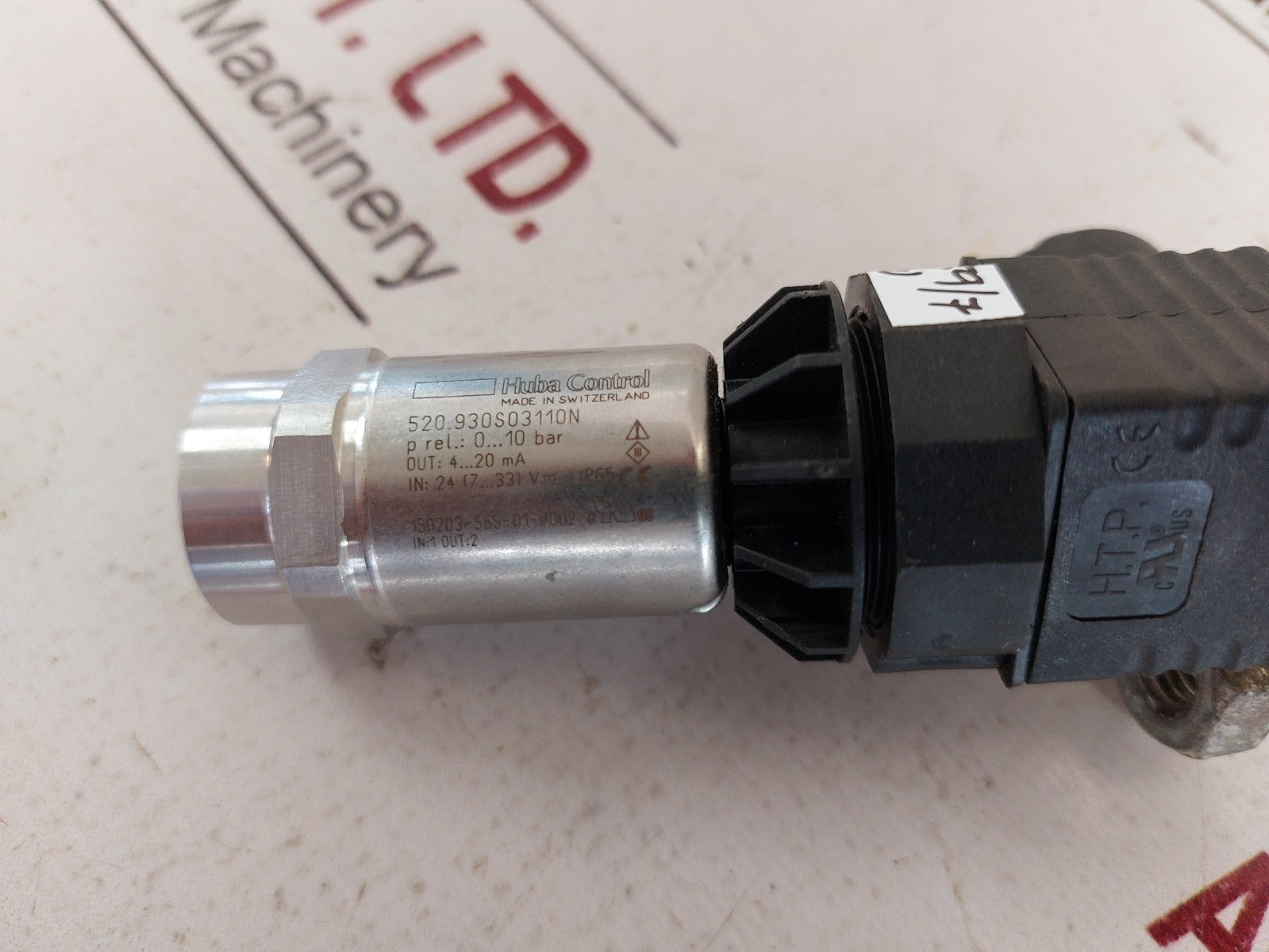 Huba Control 520.930S03110N Pressure Sensor – Aeliya Marine Tech