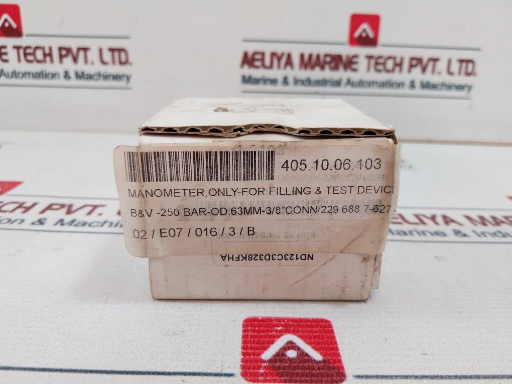 Hydac 0-250 Bar Manometer Pressure Gauge 0-3500 Psi – Aeliya Marine Tech