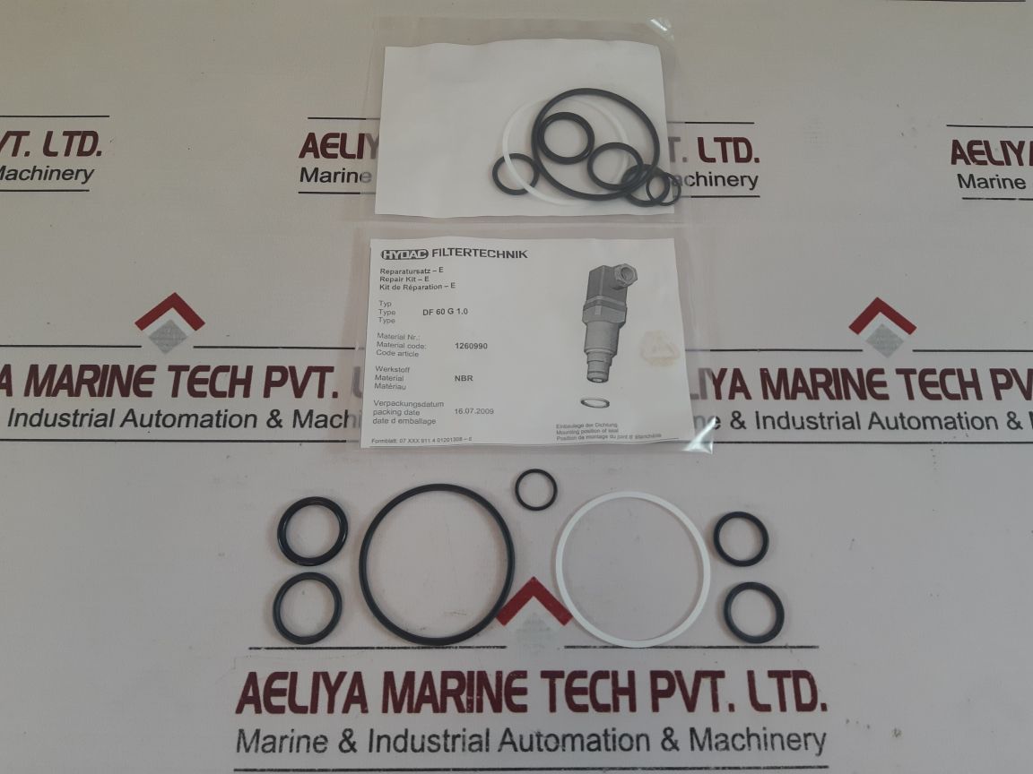 Hydac Df 60 G 1.0 Seal Repair Kit – Aeliya Marine Tech