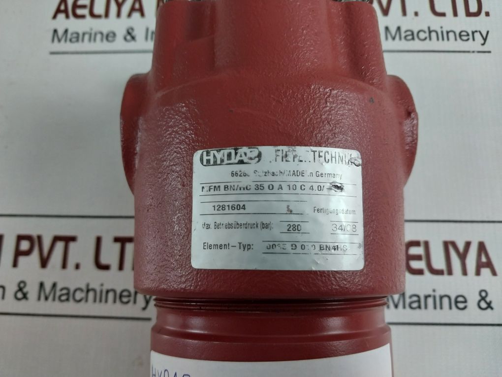 Hydac Mfm Bn/Hc 35 O A 10 C 4.0/-b7 Filtertechnik – Aeliya Marine Tech