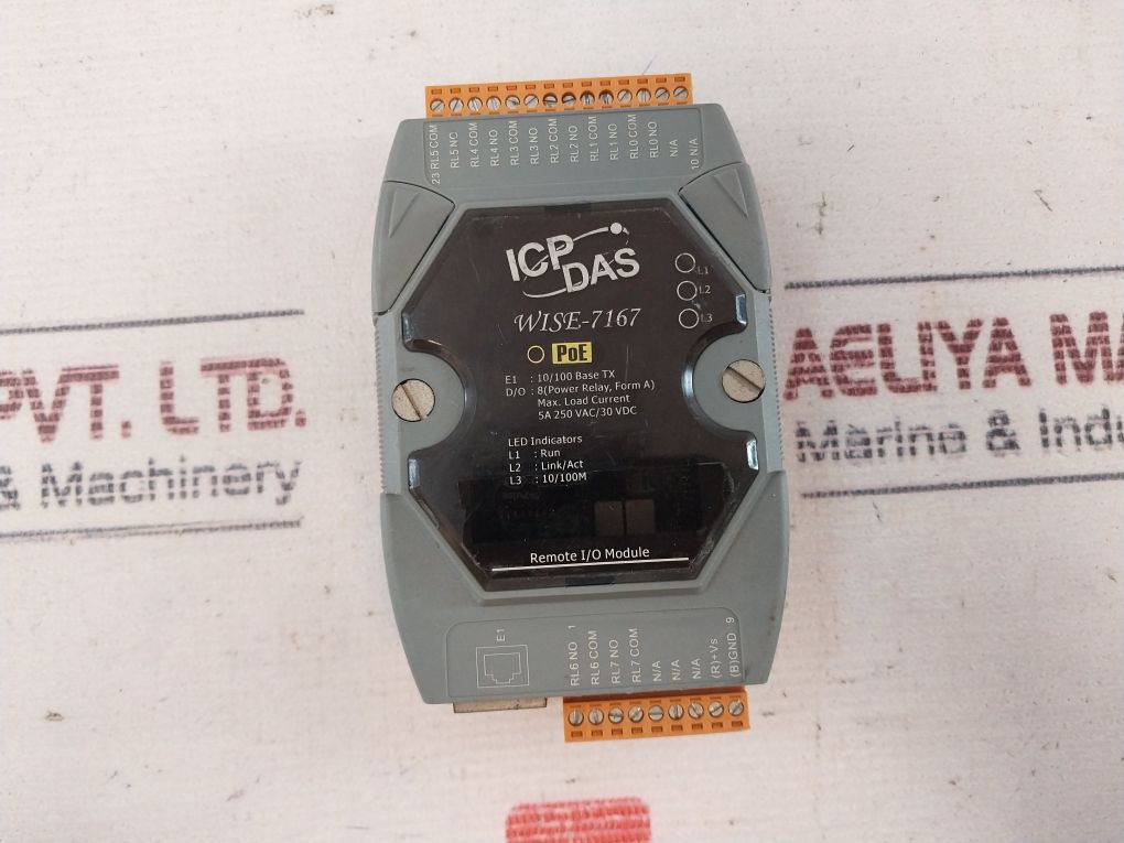 Icp Das Wise-7167 Remote I/O Module 5A 250 Vac – Aeliya Marine Tech