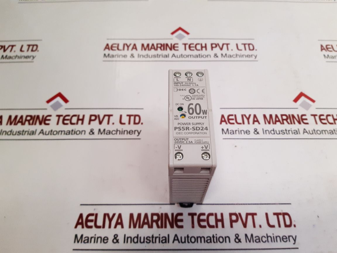 Idec Ps5R-sd24 Power Supply 2.5A 24V Dc – Aeliya Marine Tech