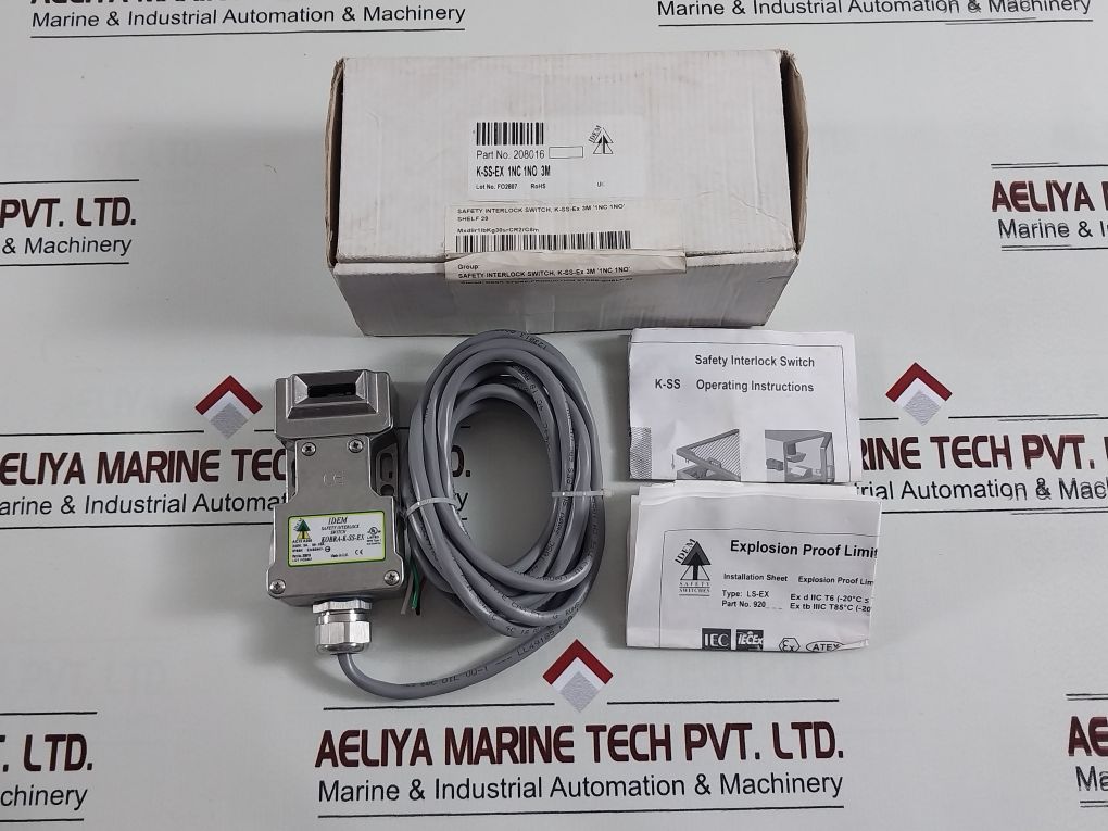 Idem Kobra-k-ss-ex Explosion Proof Tongue Safety Interlock Switch With ...