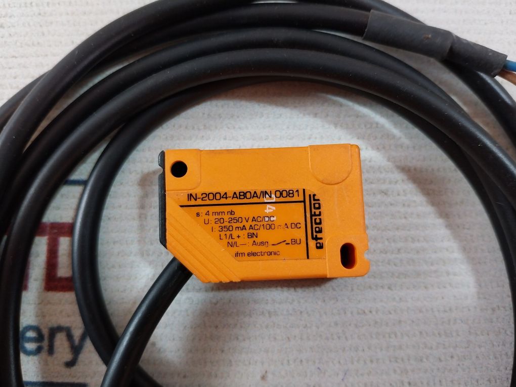 Ifm Elector In-2004-aboa/In0081 Inductive Sensor – Aeliya Marine Tech