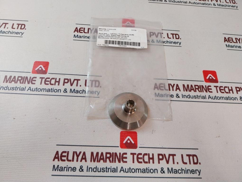 Lot Of 2X Imi Bailey Birkett 018435-226 Aflas Disc Pressure Relief ...