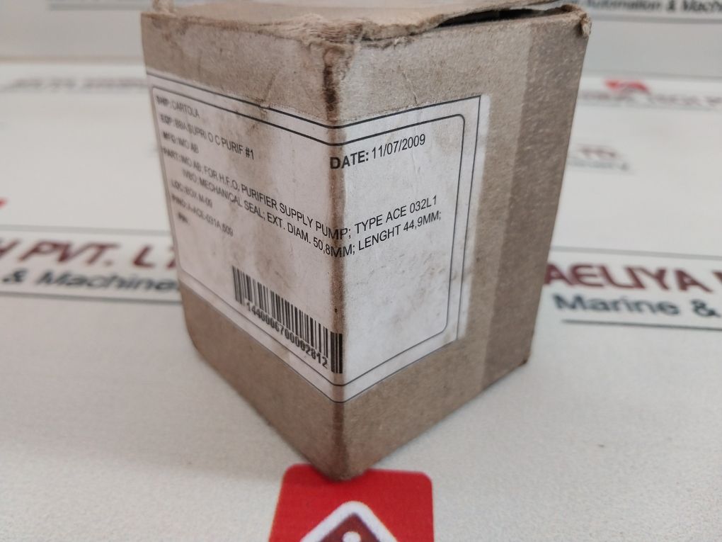 Imo G050 Shaft Seal Mechanical Pump 190811 – Aeliya Marine Tech