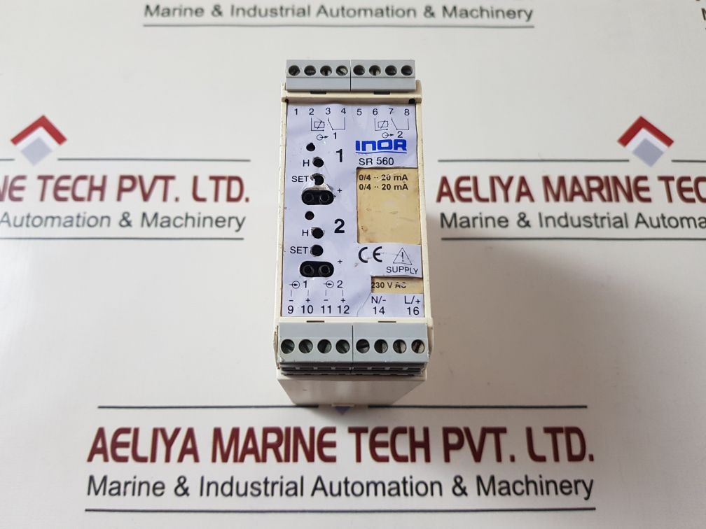 Inor Sr 560 Dual Channel Alarm Unit 230 V Ac – Aeliya Marine Tech