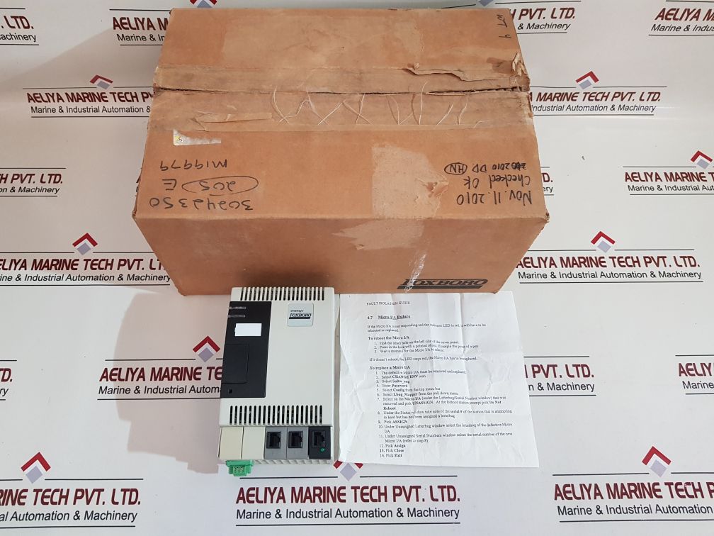 Invensys foxboro p0940np rev-0b micro-i/a omc chassis w/2 slots ...