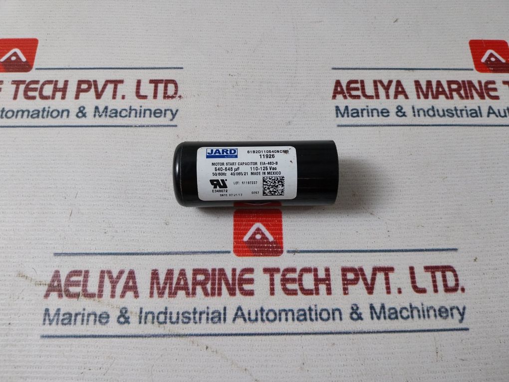Jard 11926 Motor Start Capacitor – Aeliya Marine Tech